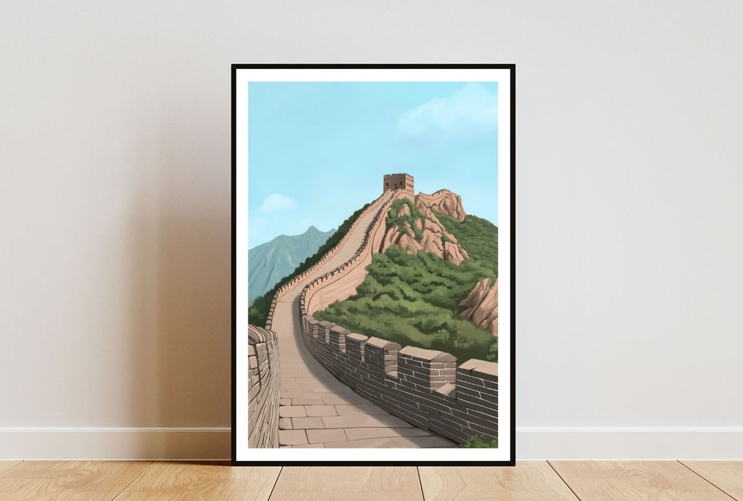 Great Wall of China Poster, Great Wall of China Print, China Wall Art ...