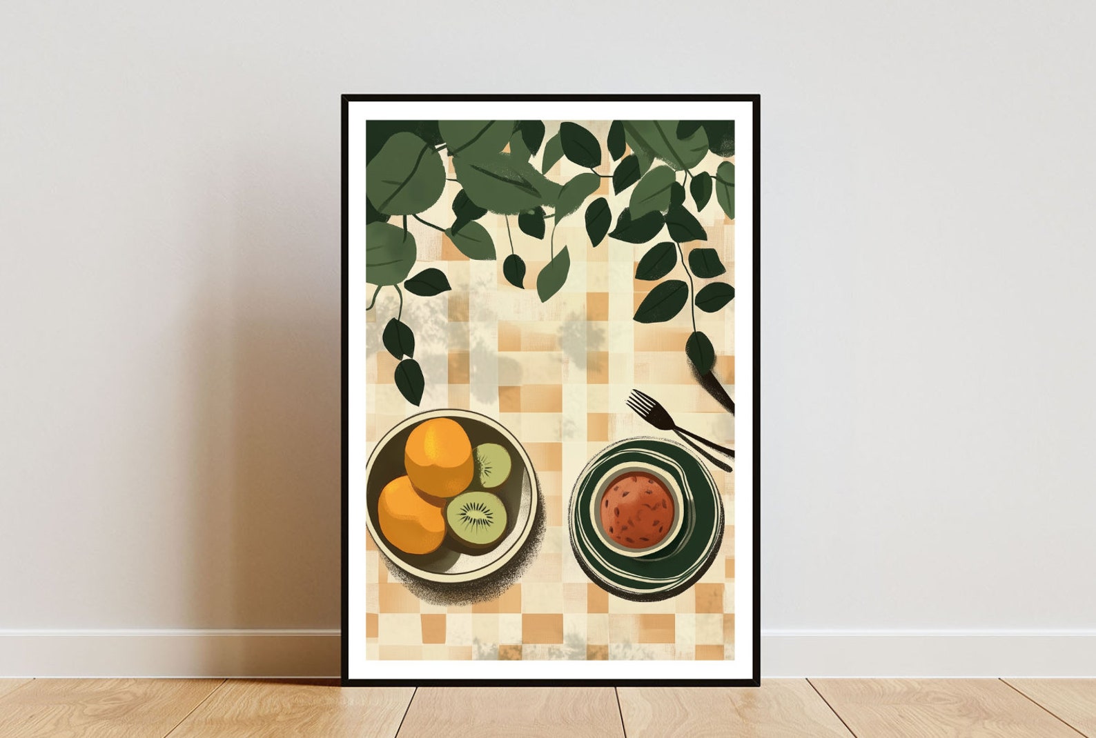 Retro Fruit Poster, Kitchen Print, Fruit Wall Art, Food Poster, Fruit ...