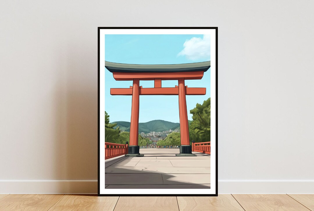 Fushimi Inari Poster, Fushimi Inari Print, Japan Wall Art, Travel ...