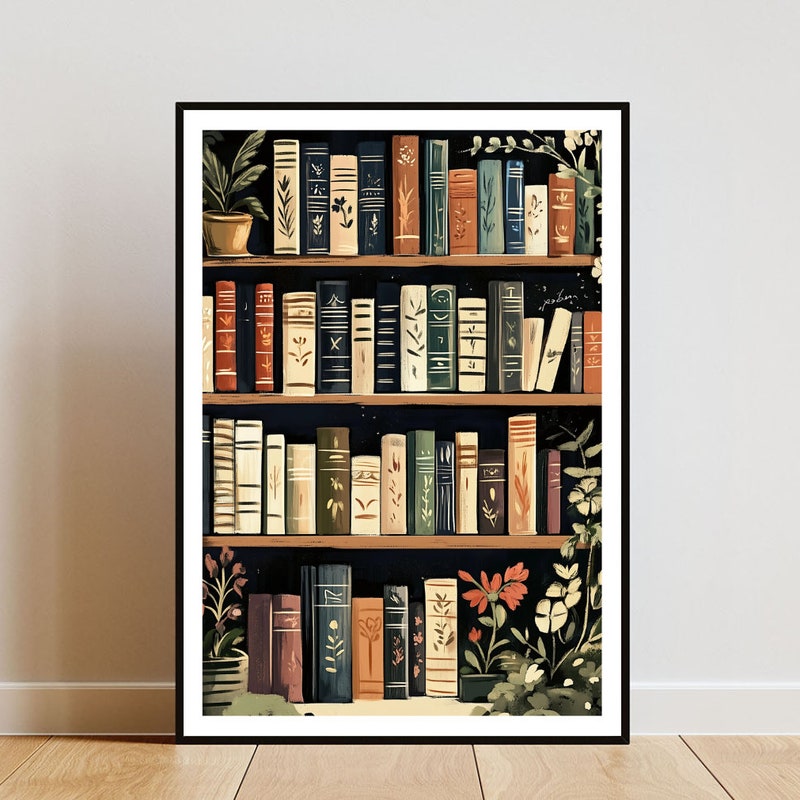 Book Poster - Etsy