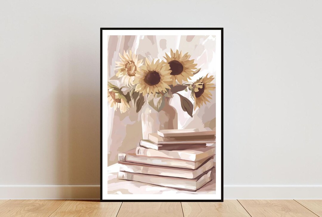 Bookshelf Poster, Book Print, Book Wall Art, Book Art Poster, Library ...