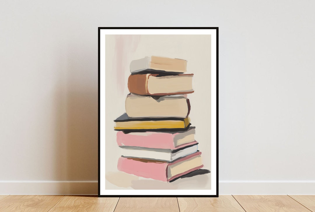 Book Poster, Book Print, Book Wall Art, Book Art Poster, Library Print ...