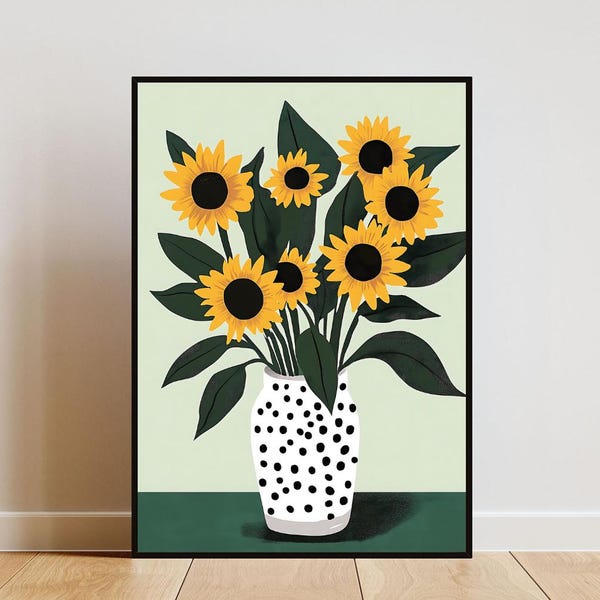 Sunflower Poster - Etsy