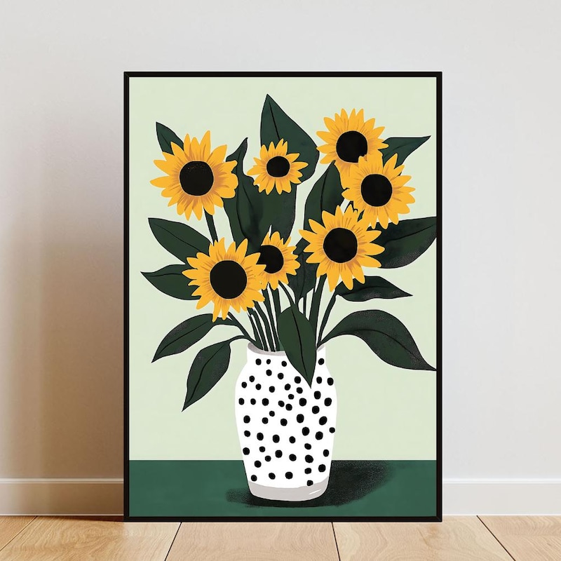 Sunflower Print - Etsy