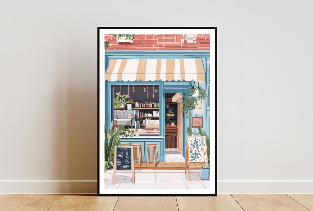 Coffee Shop Poster, Coffee Print, Coffee Wall Art, Restaurant Art ...