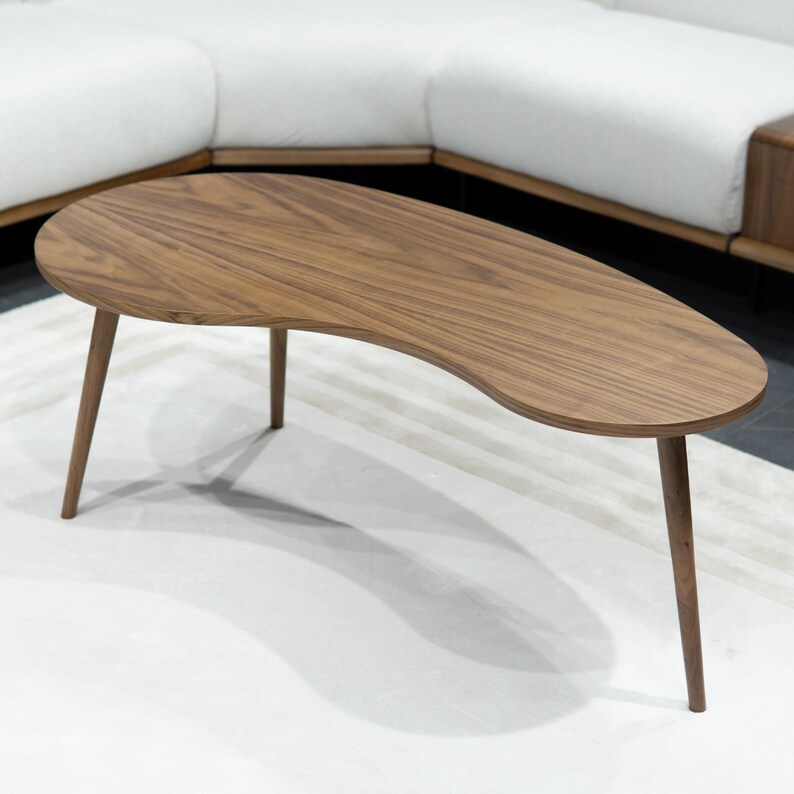 Kidney Shape Coffee Table - Etsy