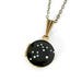 Aquarius Zodiac Constellation Necklace on Vintage Tiny Locket - Etsy