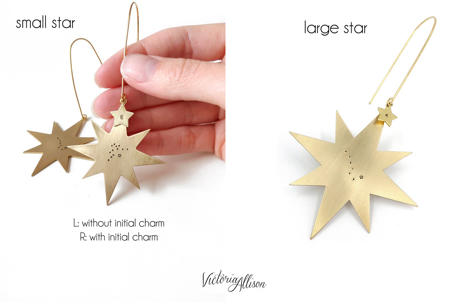 Personalized Brass Star Constellation Ornament - Etsy