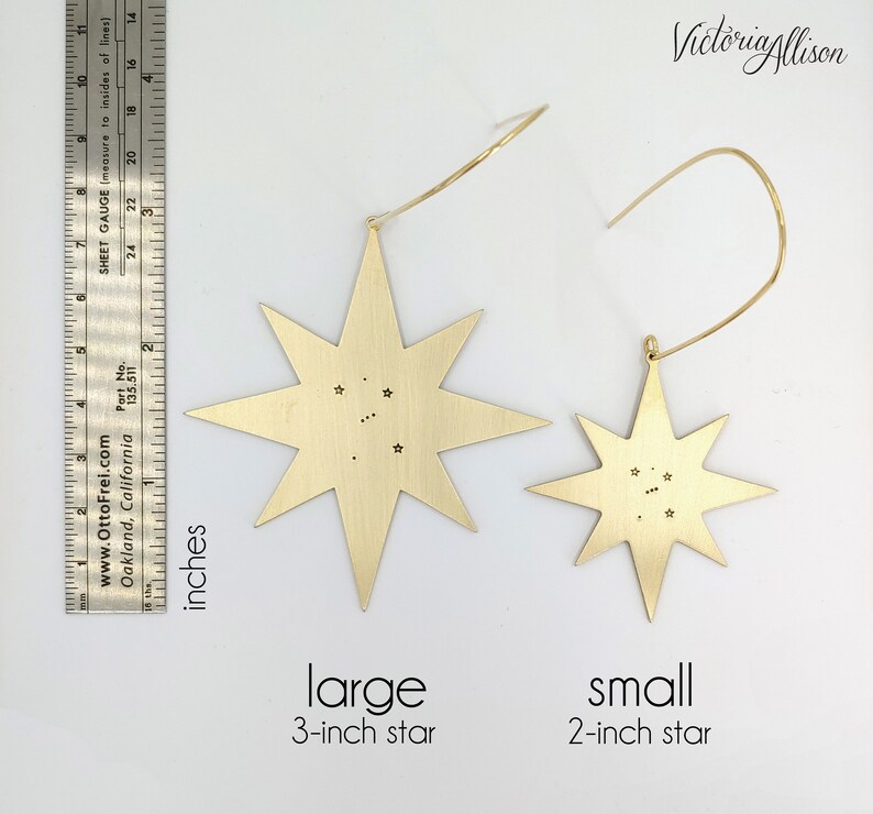 Personalized Brass Star Constellation Ornament - Etsy