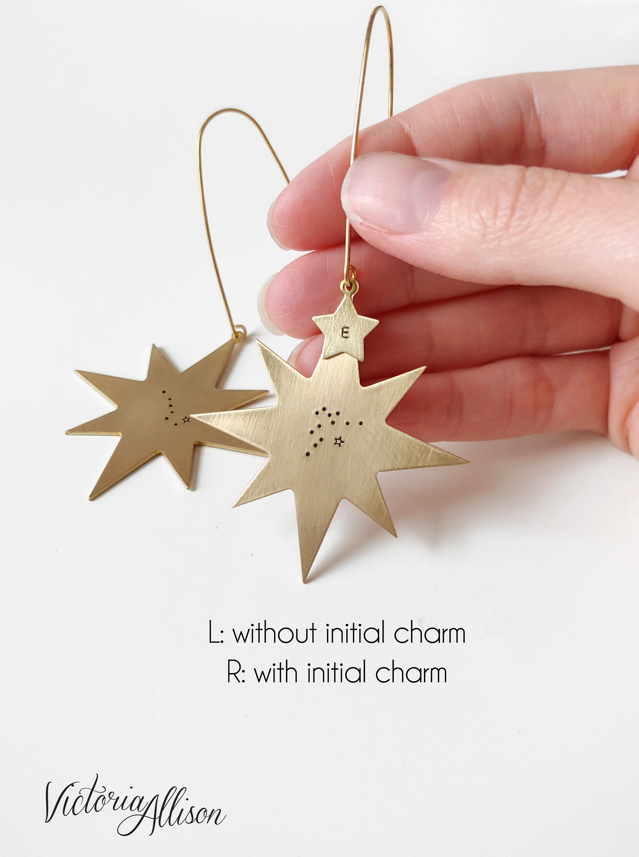 Custom Star Constellation Ornament Brass Personalized With | Etsy