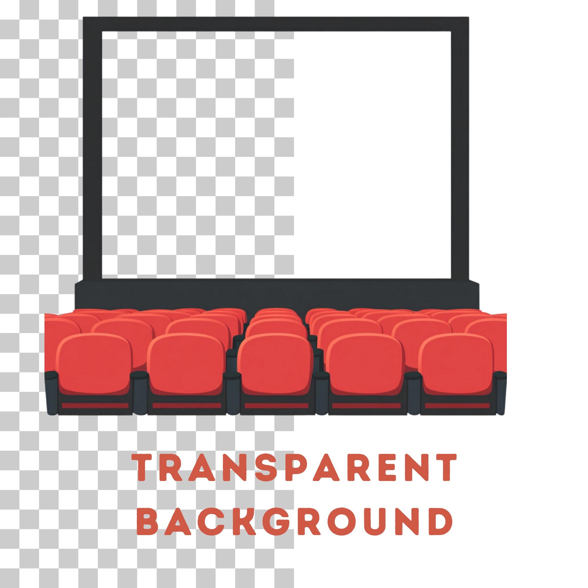 Movie Clipart, Movie Night Png, Cinema Essentials Clipart,movie Theater ...