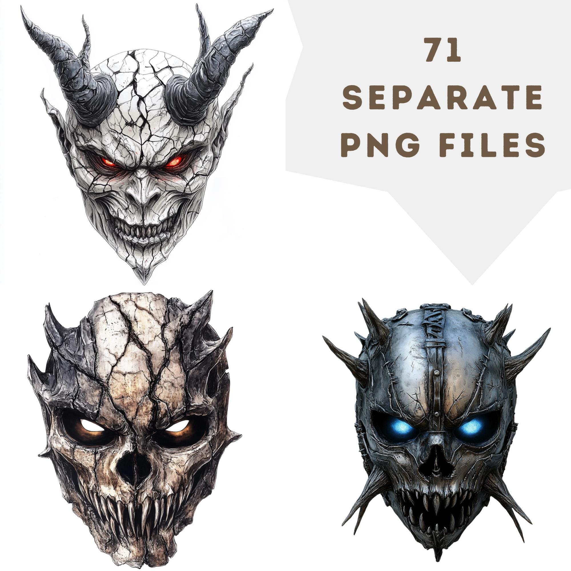 71 PNG, Horror Mask Clipart, Scary Mask Illustrations, Creepy Mask ...
