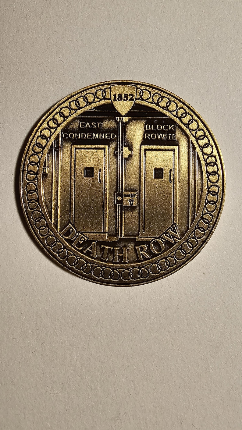 San Quentin State Prison death Row Challenge Coin - Etsy