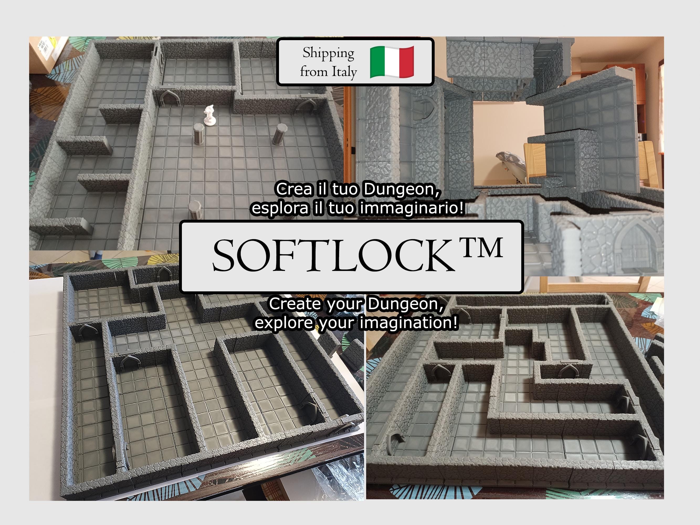 Modular 3D Dungeon Map Tiles for Heroquest: 611-piece Softlock™ Set - Etsy