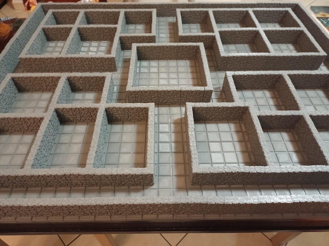 THE BEST Heroquest 3D Modular Map With 611 Pieces! 35x28 Inches or ...