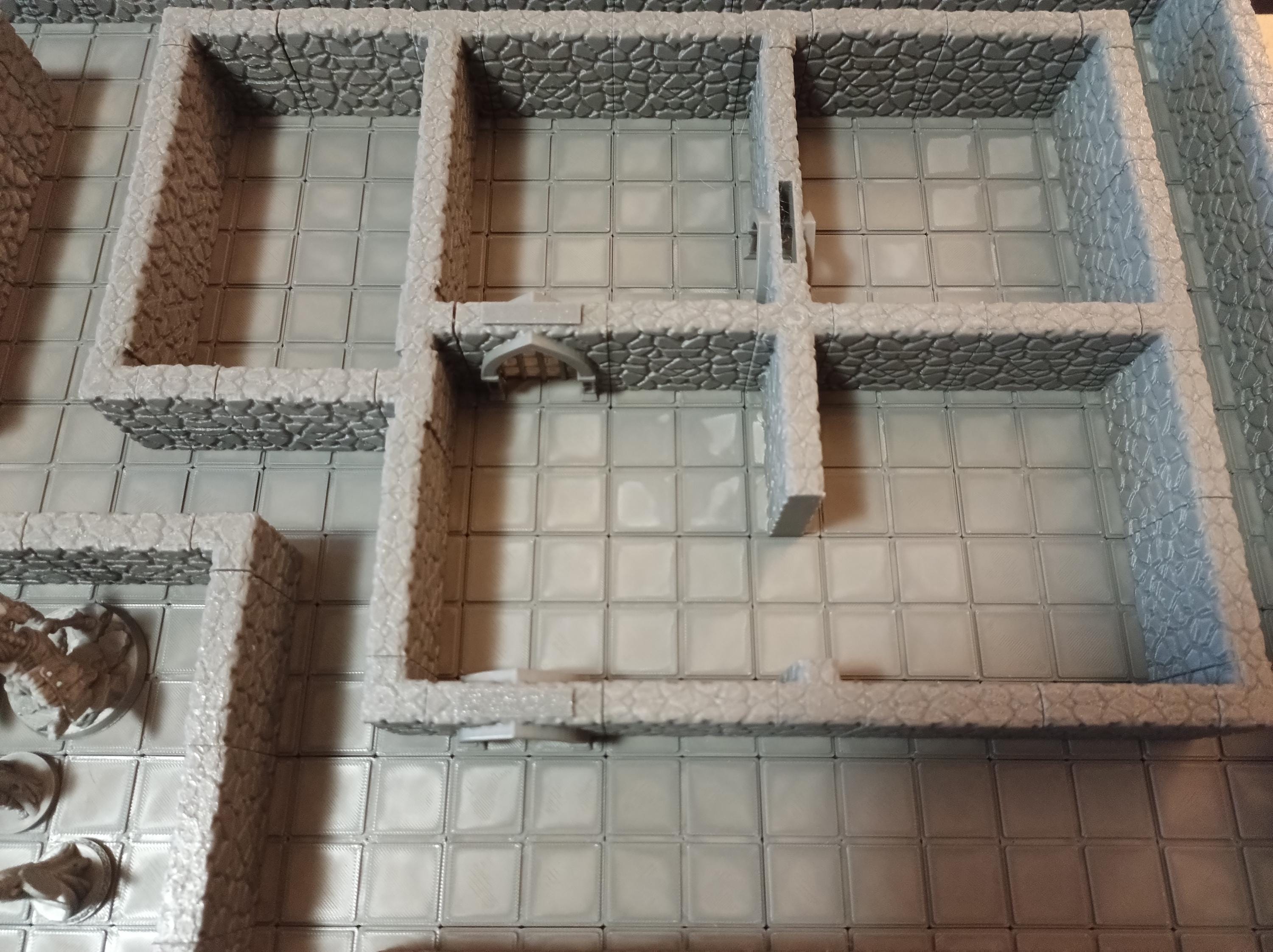 THE BEST Heroquest 3D Modular Map With 611 Pieces 35x28 Inches or ...