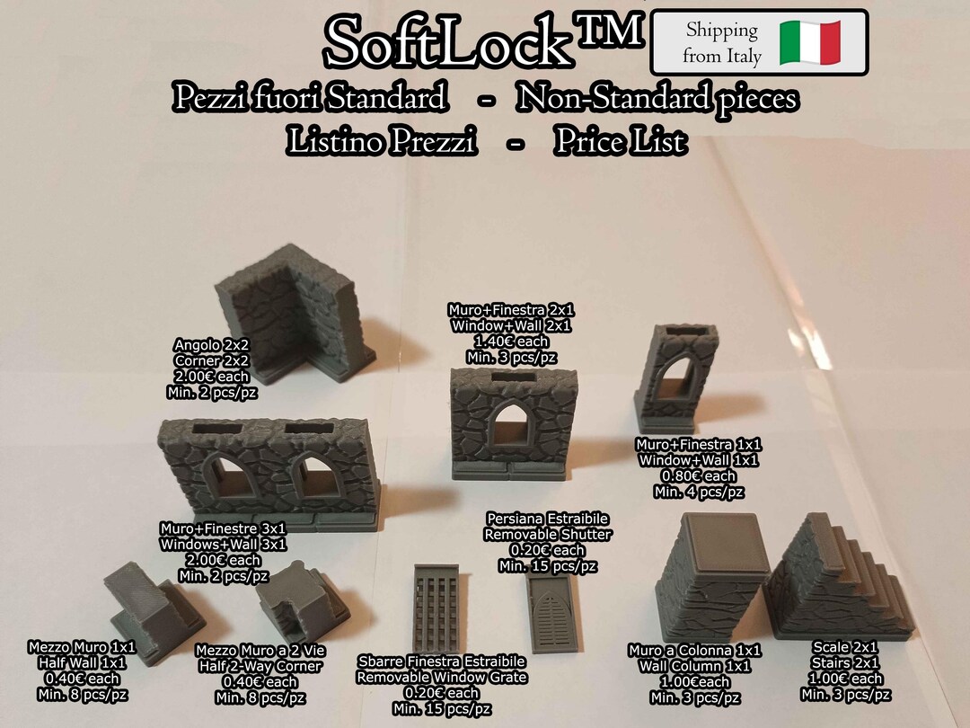 Modular Dungeon Tiles: Softlock D&D Pathfinder 28-32mm Miniature Maps ...