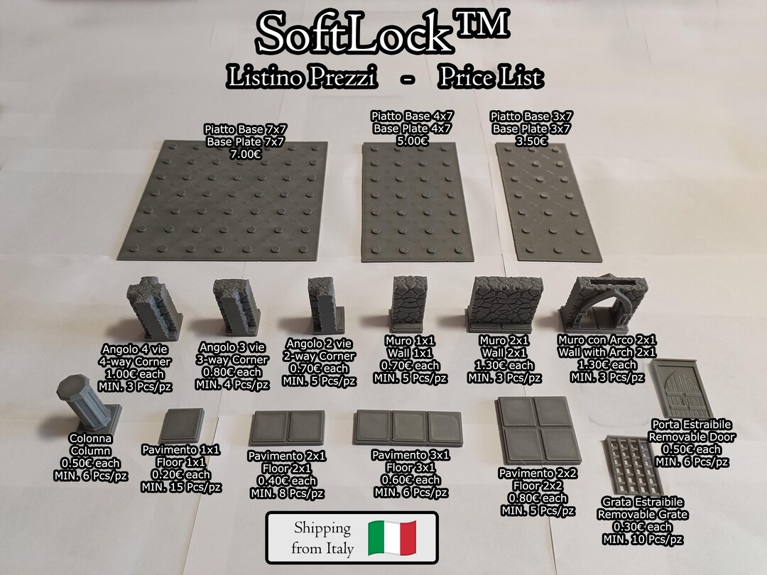 BEST LOCKING SYSTEM!! Single Pieces Here!! Softlock™ Dungeon Tiles ...