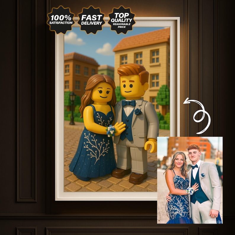 Custom Portrait Inspired by "lego"| Unique Custom Portrait | Digital ...