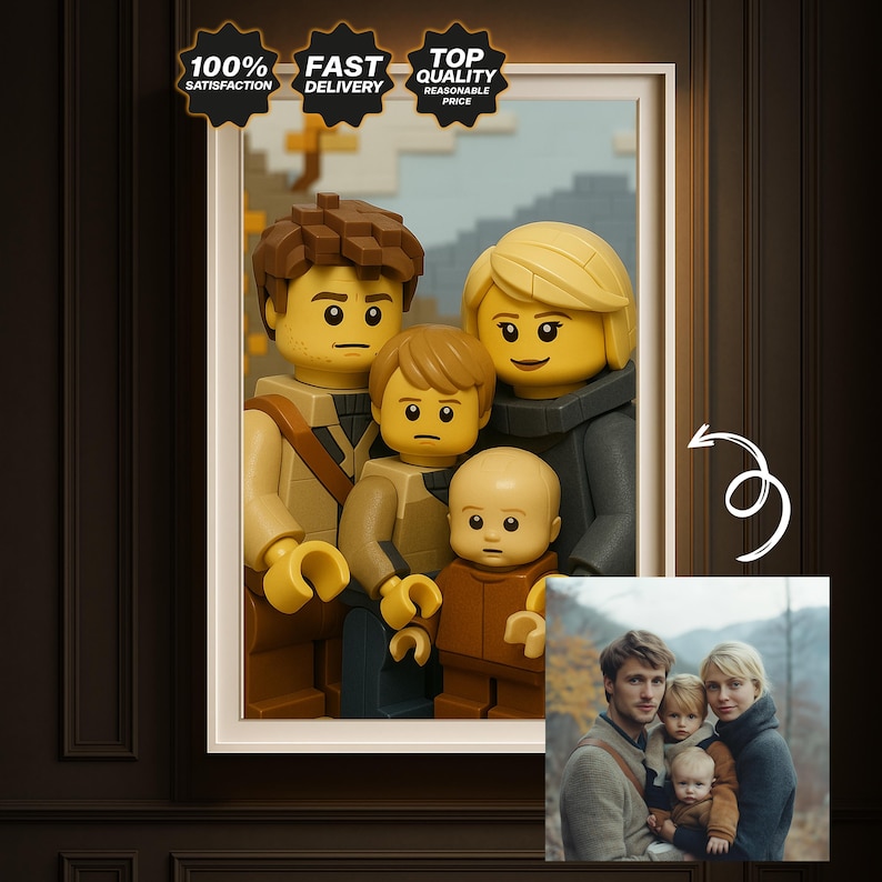 Custom Portrait Inspired by "lego"| Unique Custom Portrait | Digital ...