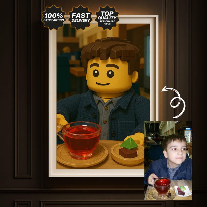 Custom Portrait Inspired by "lego"| Unique Custom Portrait | Digital ...