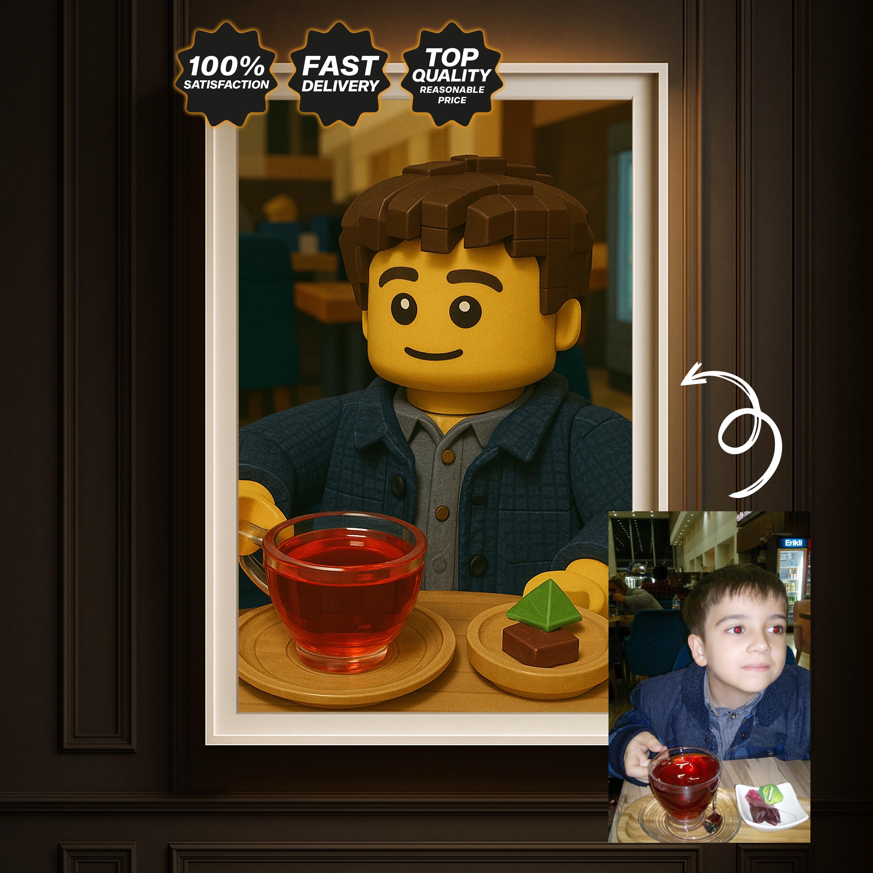 Custom Portrait Inspired by "lego"| Unique Custom Portrait | Digital ...