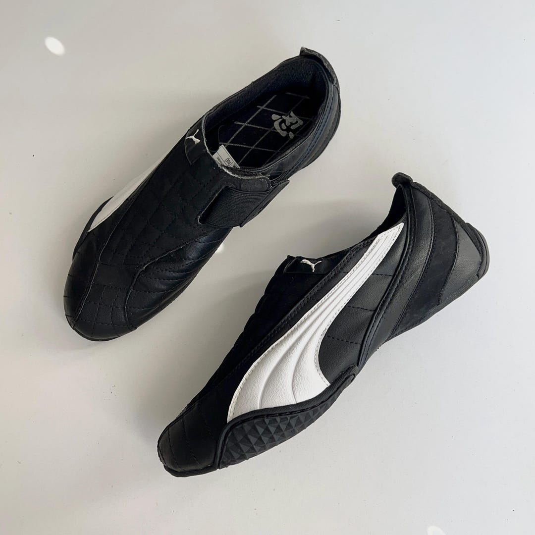 Archive Puma Uke Slipstream Tone La Melo Black and White Sneakers ...