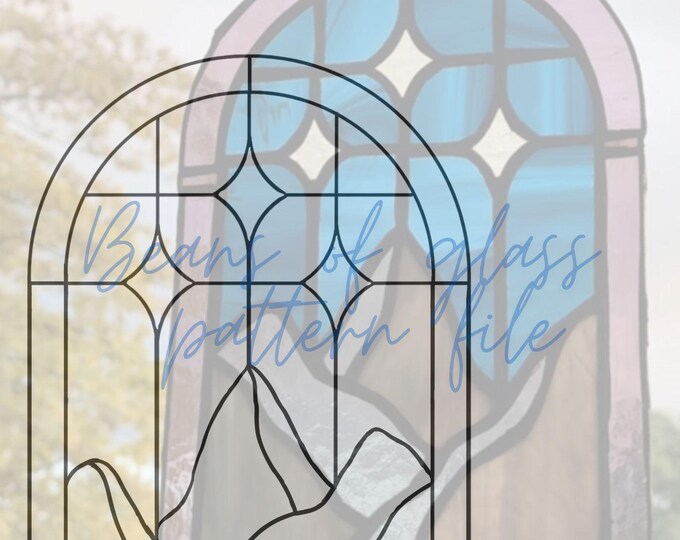 2 Versions Suds Stained Glass Pattern PDF Digital File/easier Pattern ...