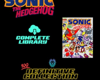 Sonic the Hedgehog Archie Comic Collection - Etsy