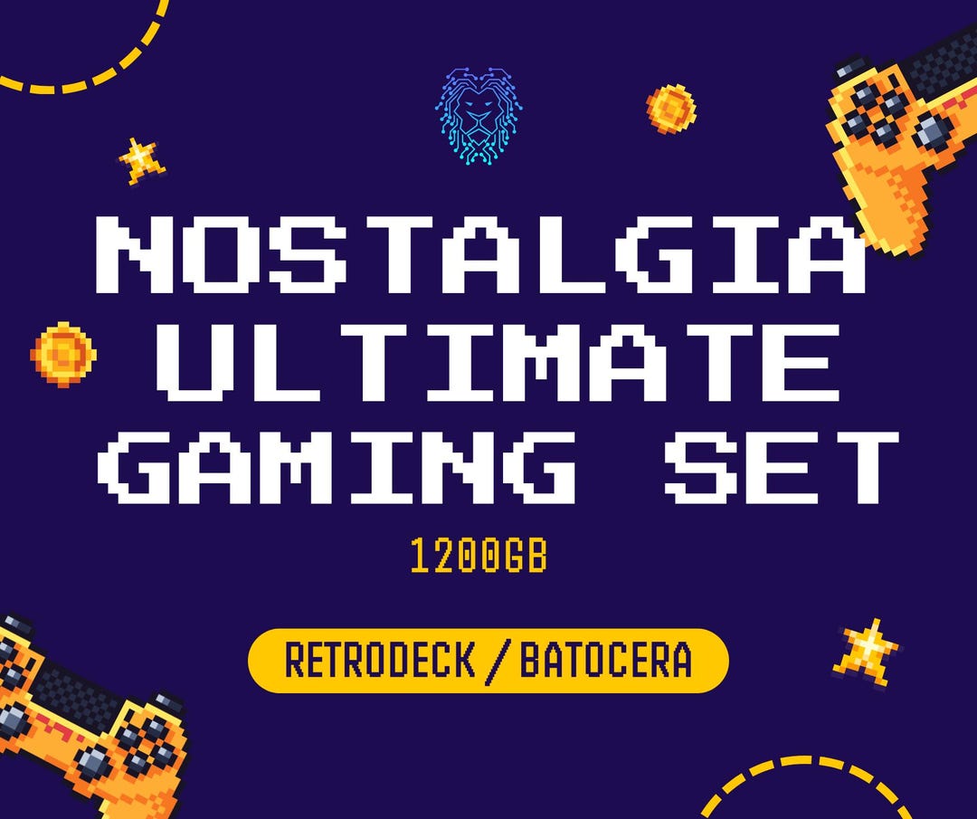 Nostalgia Ultimate Retro Gaming Set - Etsy