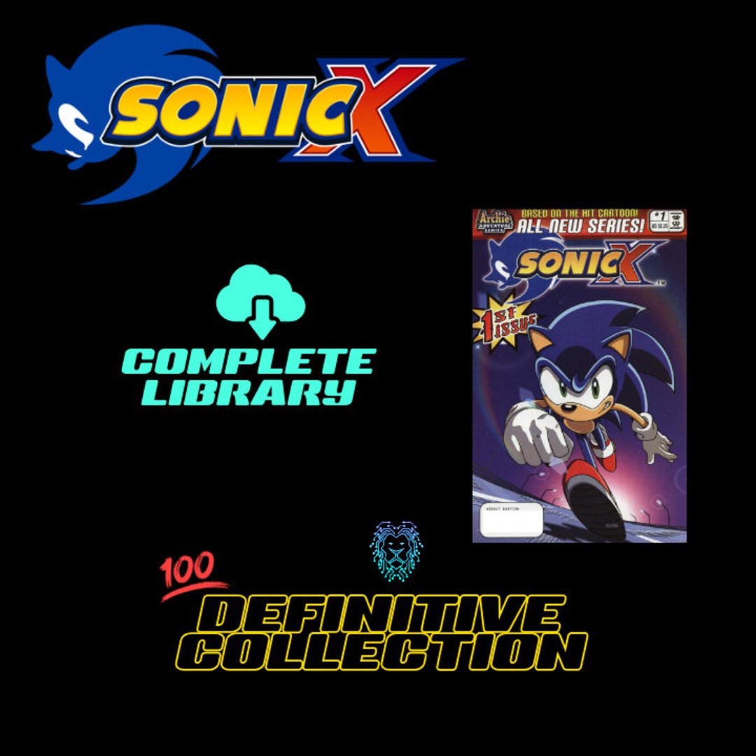 Sonic X Comic Collection - Etsy