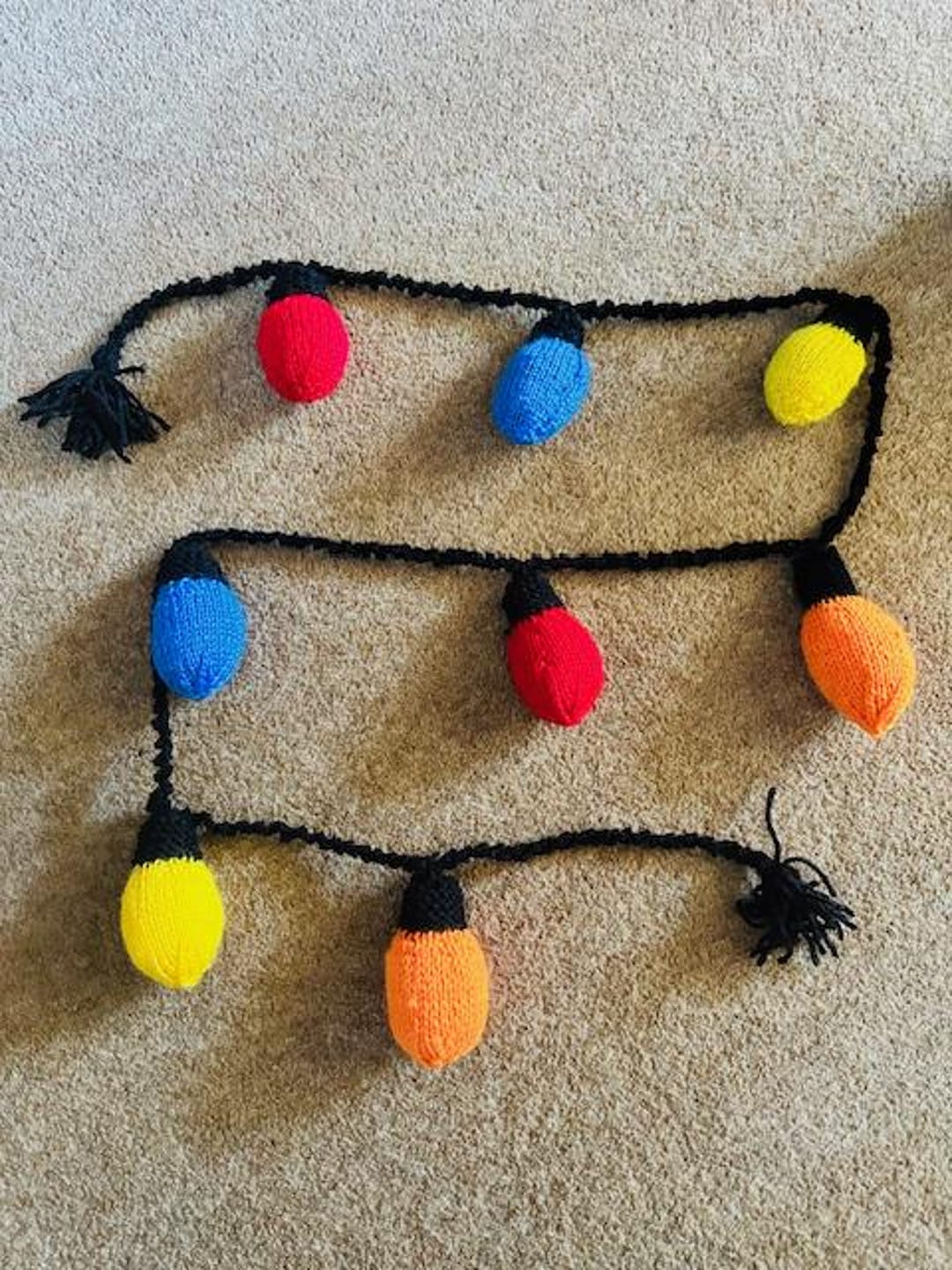 Festive Knitted Lights - Etsy