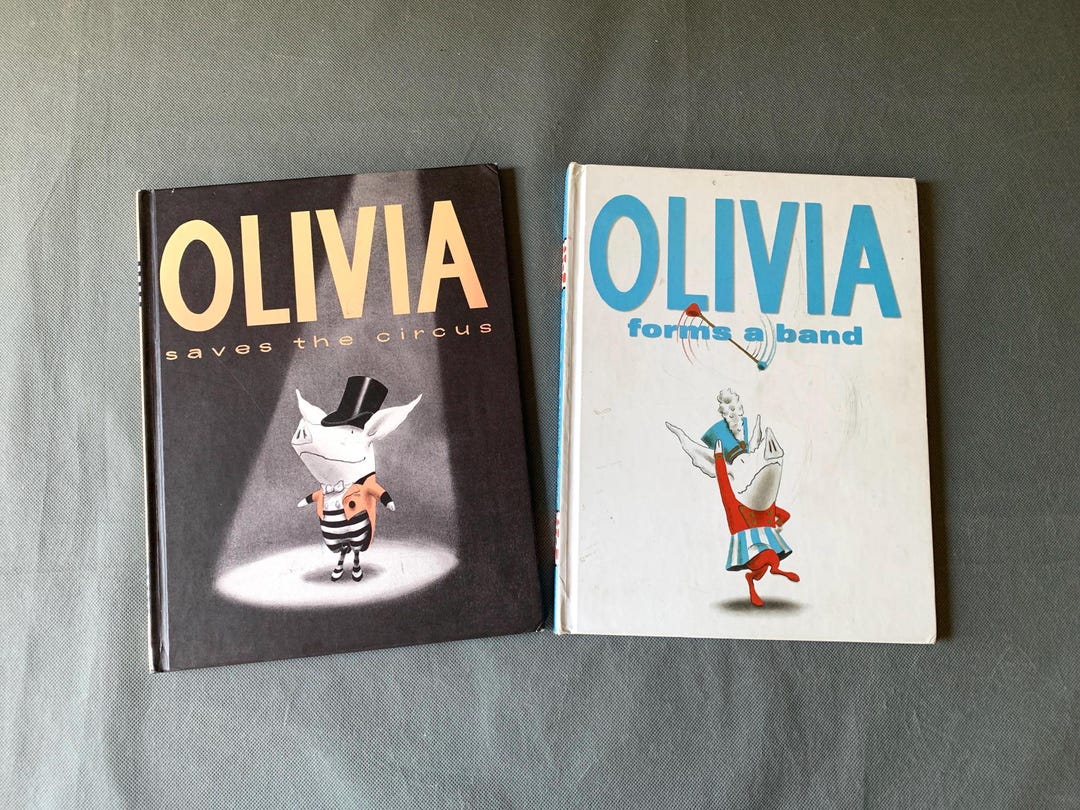 Olivia Saves the Circus & Olivia Forms a Band – 2 Hardcover Children’s Books by Ian Falconer - Etsy