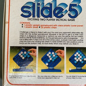 Slide 5 a Tactical Game With a Vertical Game Board 1980s - Etsy