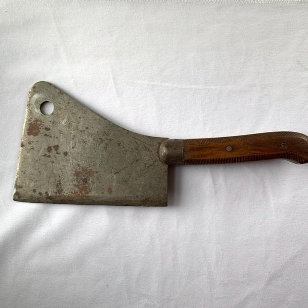 Antique Meat Cleaver - Etsy