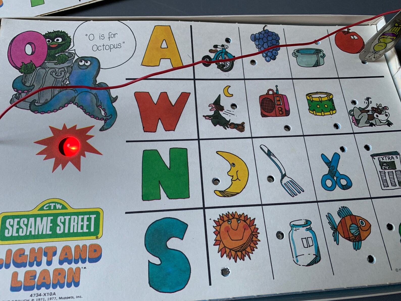 Light and Learn Vintage Learning Game Milton Bradley - Etsy