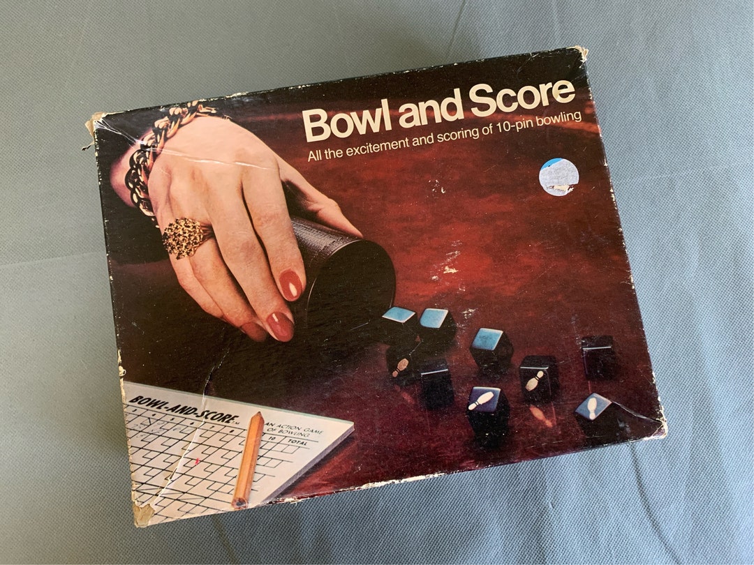 Bowl and Score Dice Game - All of the Excitement and Scoring of 10-pin ...