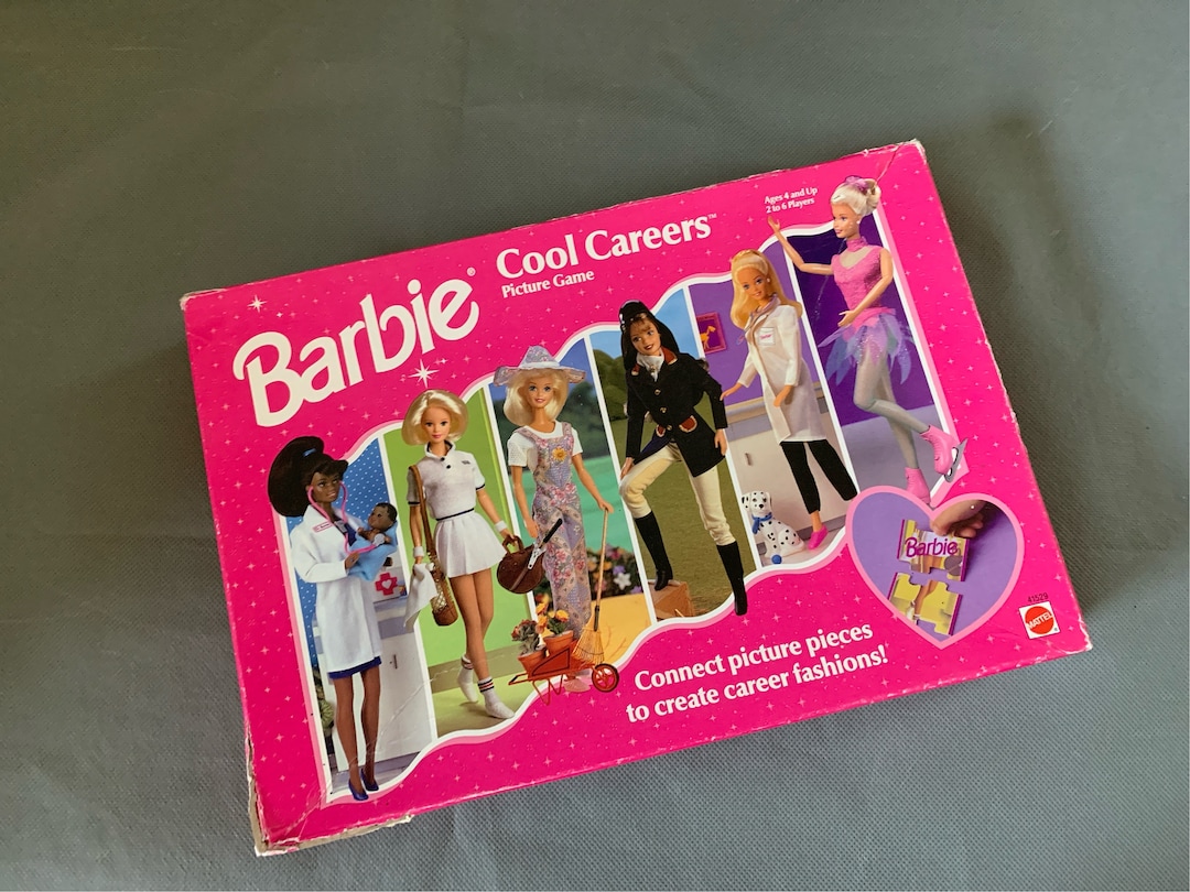 Barbie Cool Careers Game - 1998 - Complete - Etsy