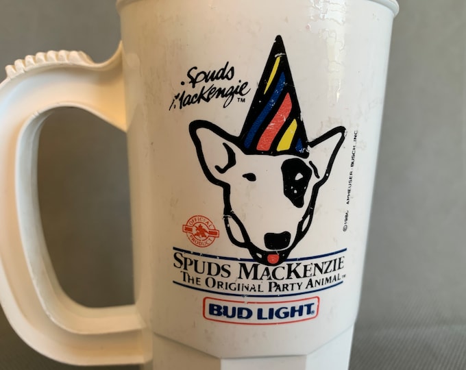 1980 Spuds Mackenzie Cup - the Original Party Animal - Anheuser Busch ...