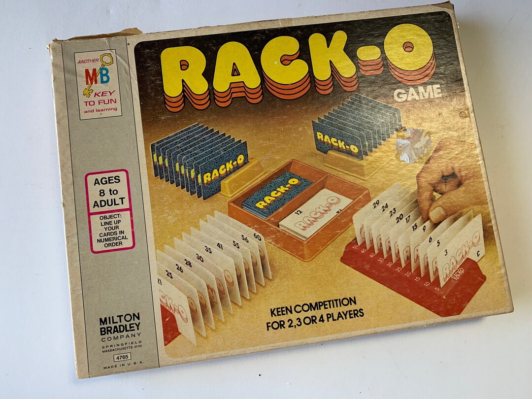 Vintage Game - Rack-o - Late 1970s - Complete - Extremely Groovy Design ...