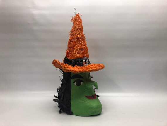 Vintage Halloween Piñata Wicked Witch Made in Mexico - Etsy
