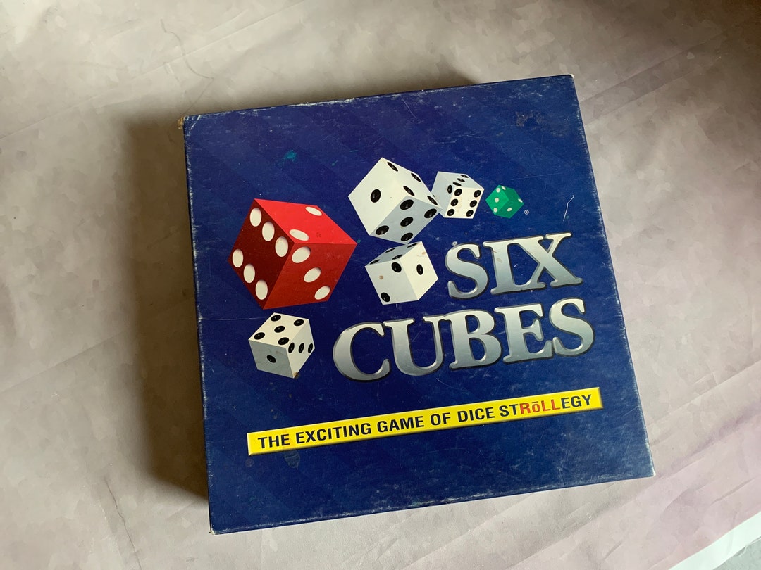 1994 Six Cubes Dice Game the Exciting Game of Dice Strollegy Complete ...