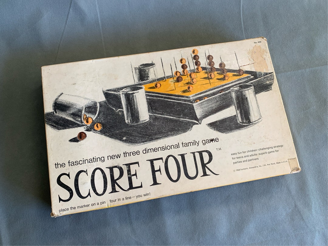 Score Four - 1968 Game - 'A Fascinating New Three Dimensional Family ...