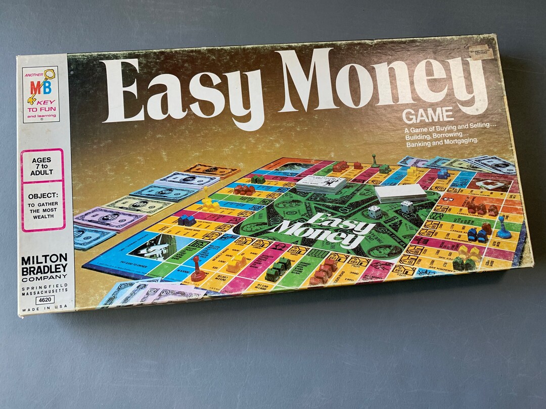 Easy Money Vintage Board Game Real Estate and Trading 1974 Excellent ...
