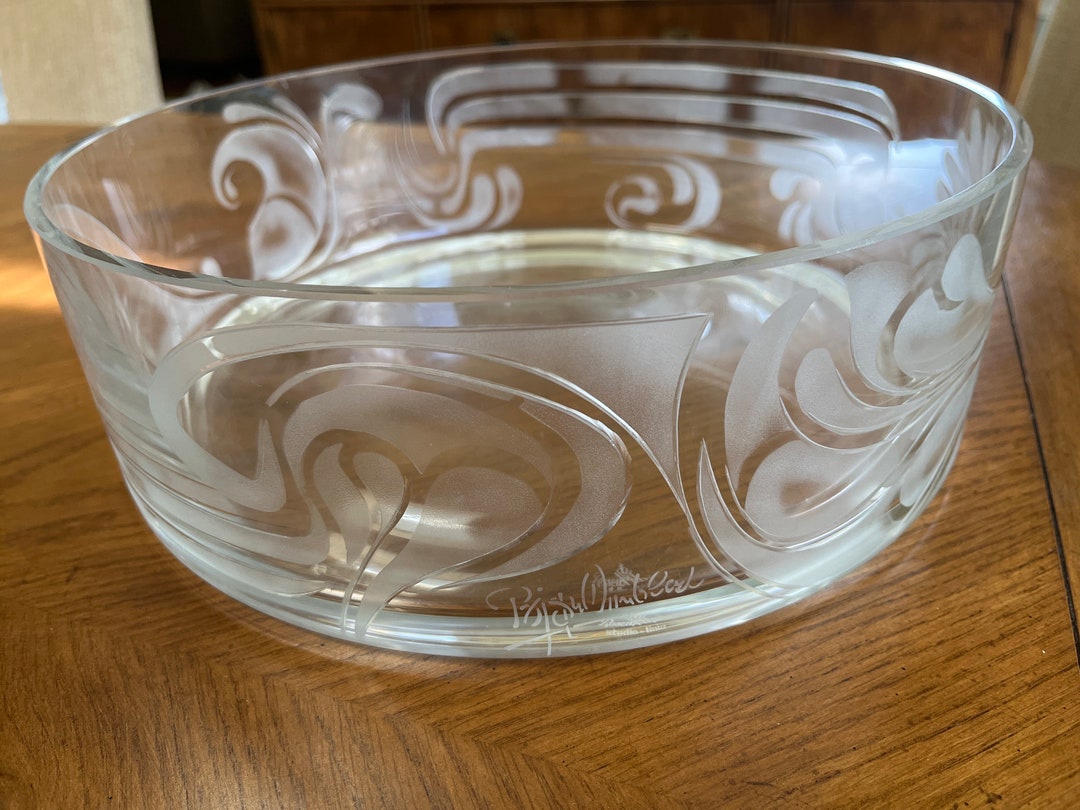 Bjørn Wiinblad for Rosenthal Studio Line - Crystal Centerpiece Bowl ...
