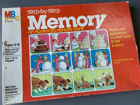 Step by Step Memory Memory With a Challenging Twist 1984 | Etsy