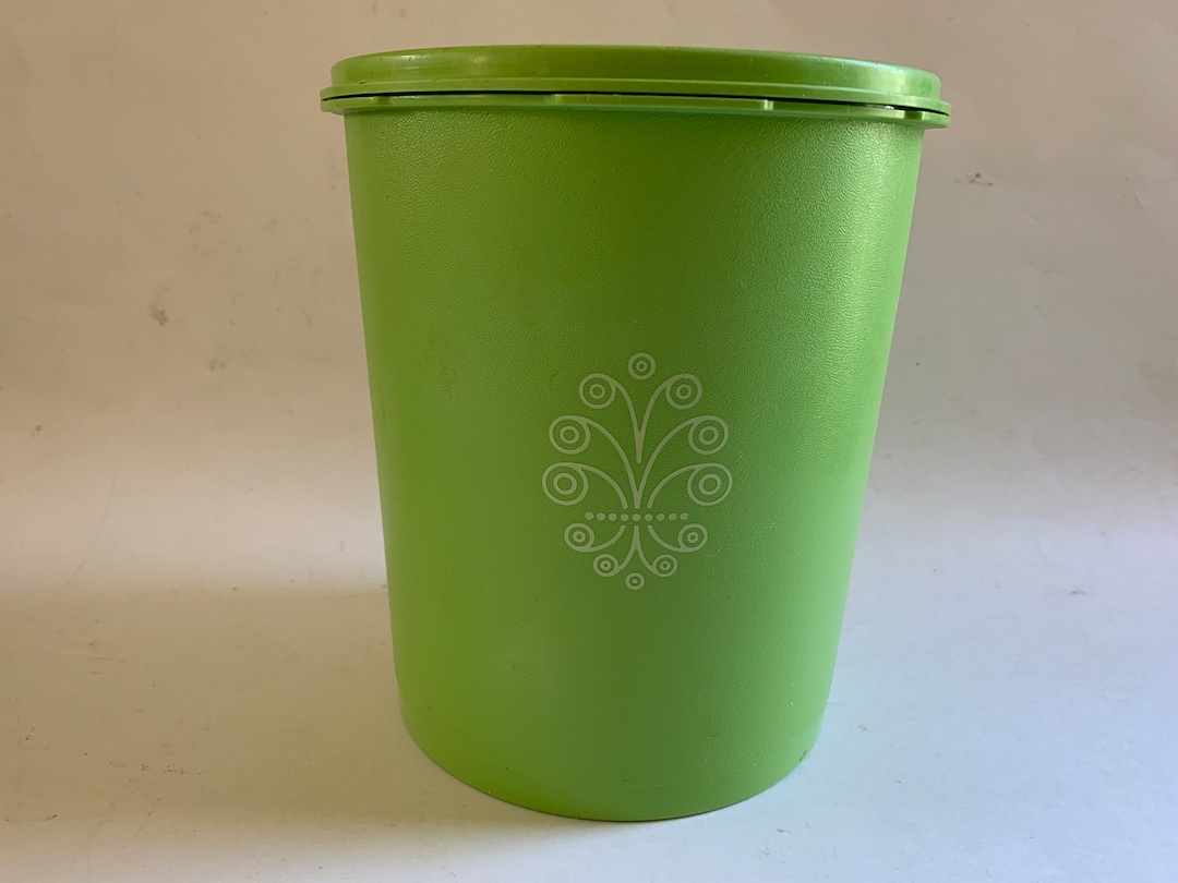 Tupperware Canister - Extreme Green - Etsy