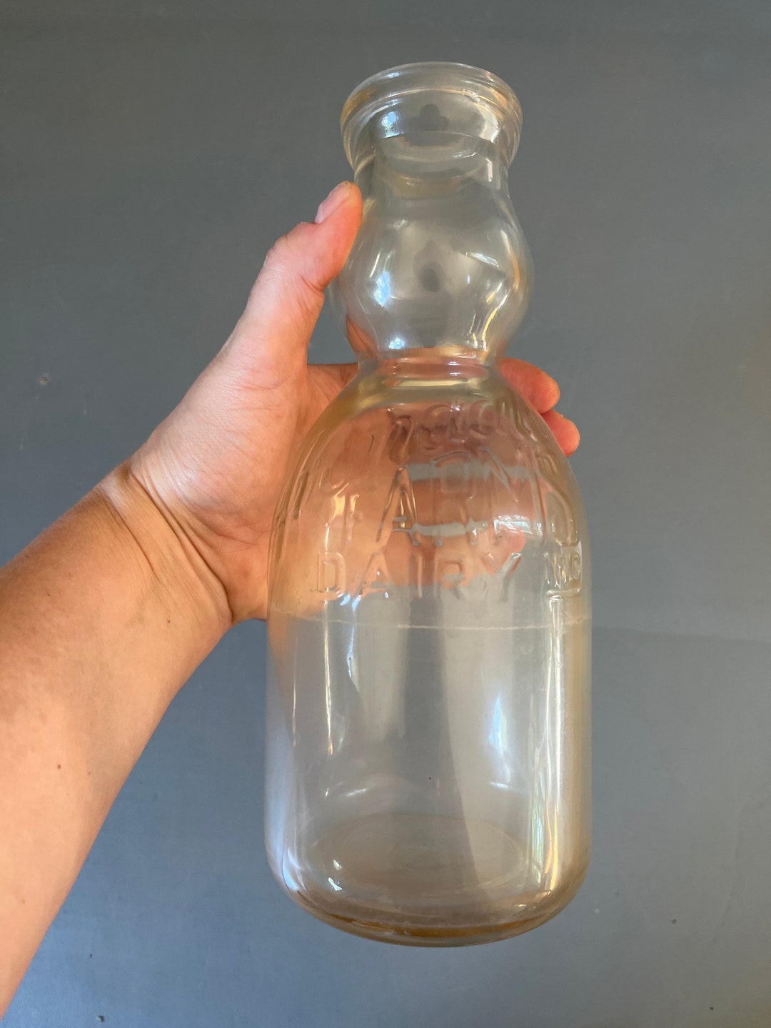 Antique Cream Bottle - From the Avondale Farms Dairy - Etsy