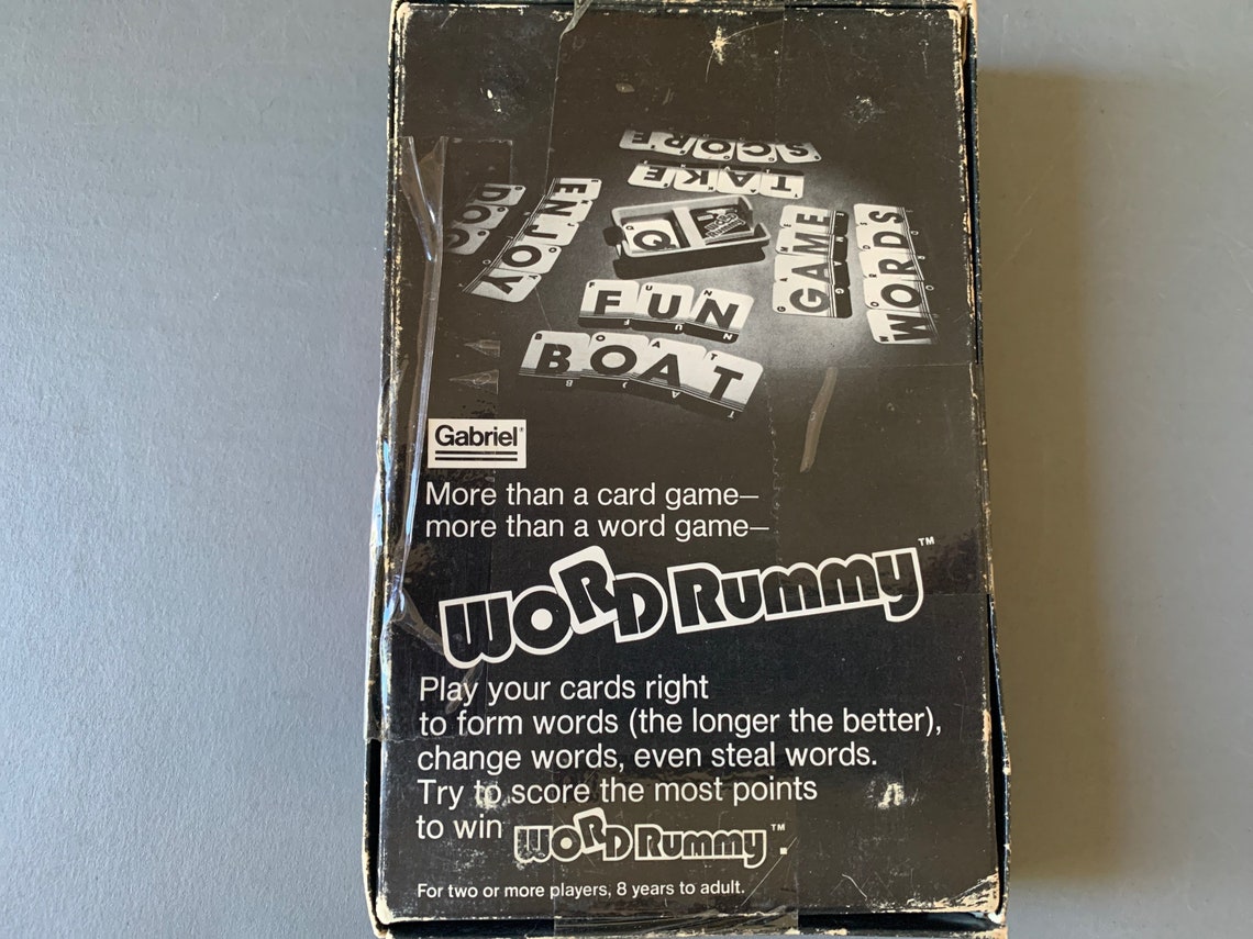Word Rummy Game by Gabriel 1980 - Etsy