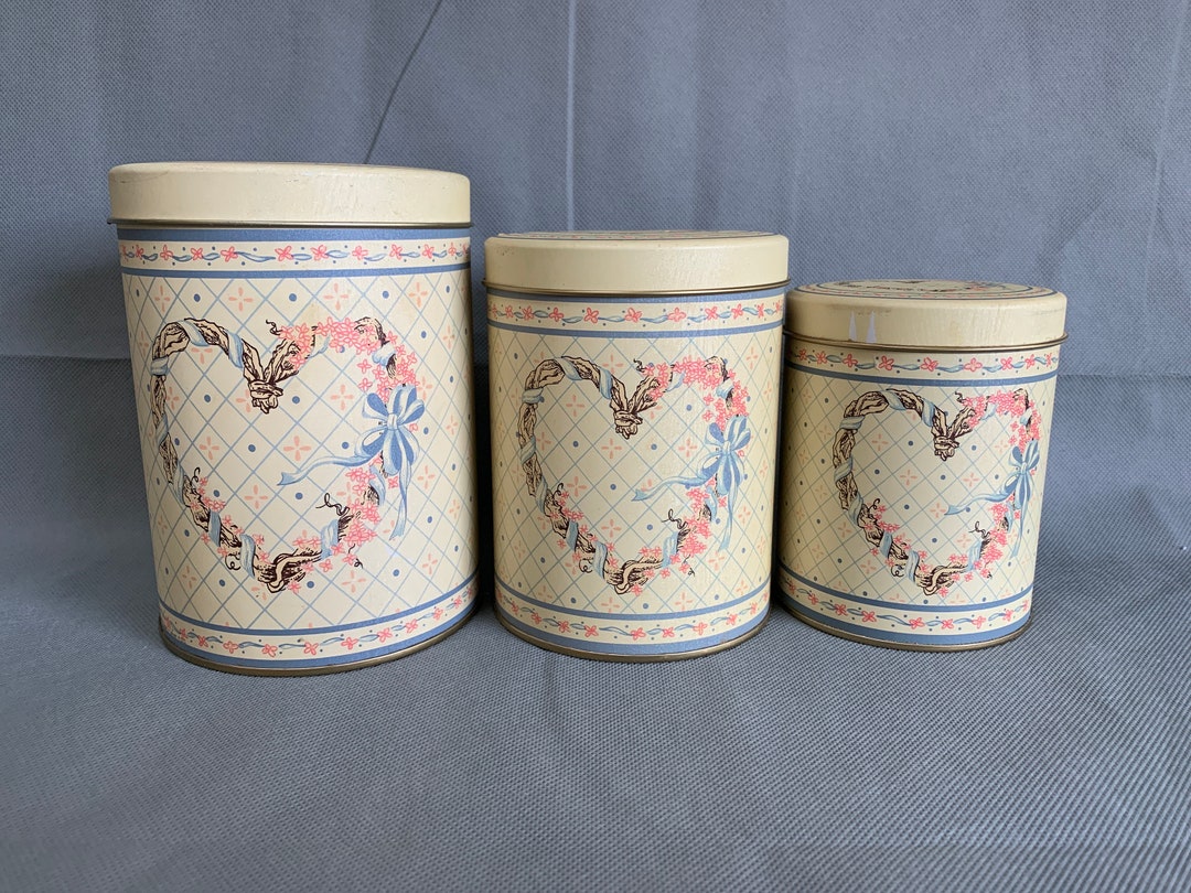 Set of 3 Sweet Heart Tins Perfect for Storage or for Gifting Great ...